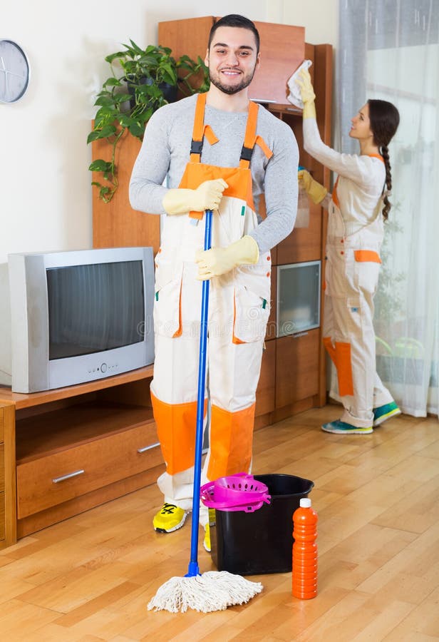 Cleaning of the Premises. Latex Gloves. Stock Image - Image of ...