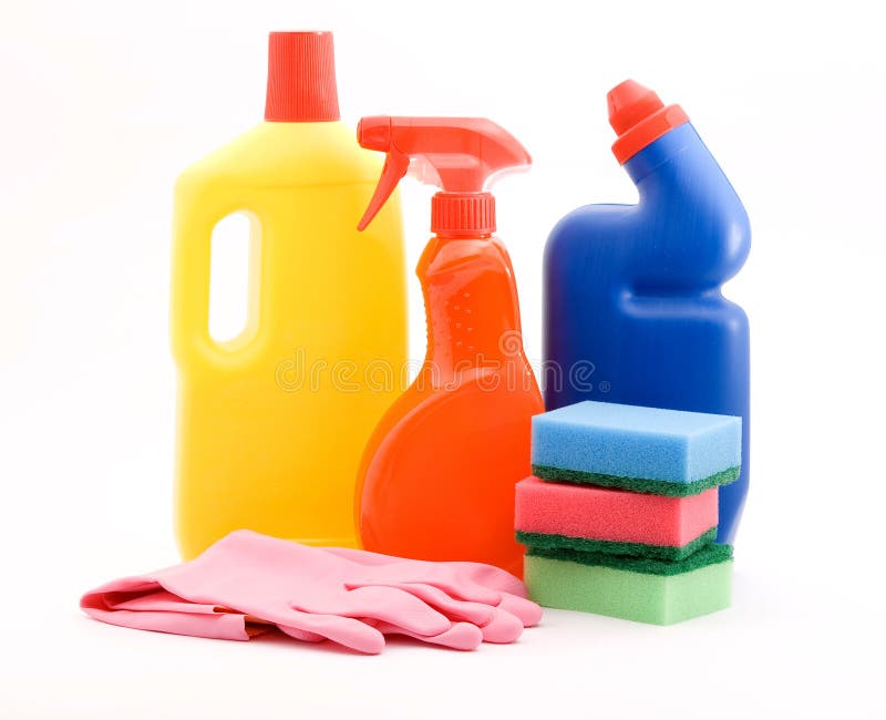 Cleaning products stock image. Image of disinfect, domestic - 13888881