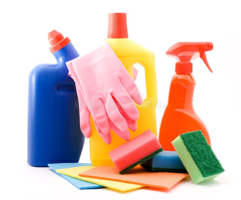 Cleaning products stock image. Image of glove, cleanse - 8144237