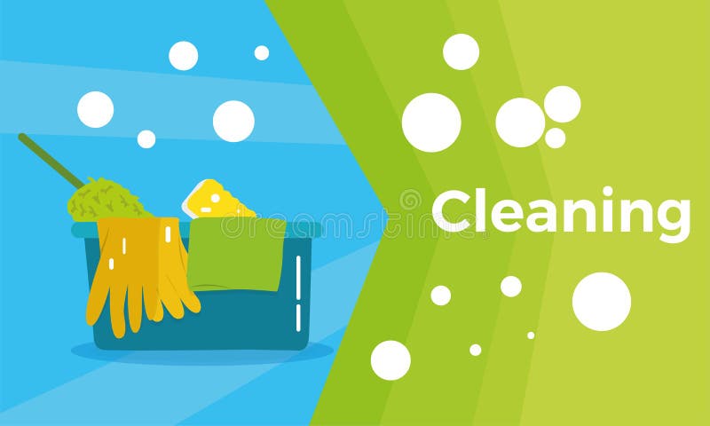 Cleaning products poster stock vector. Illustration of product - 191811811