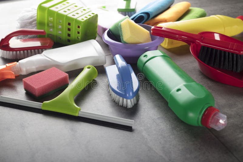 Cleaning products stock photo. Image of domestic, detergent - 84328426