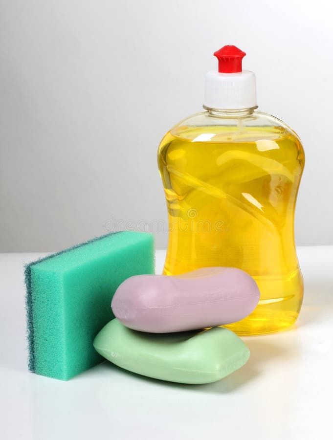 Cleaning products and soap stock image. Image of purity - 39786539