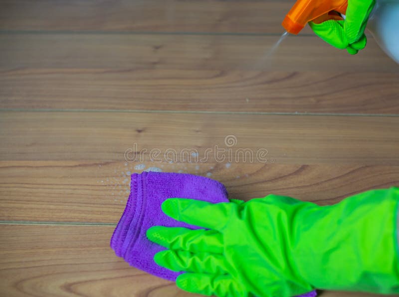 Cleaning Products Used by a Woman Stock Photo - Image of cleanup ...