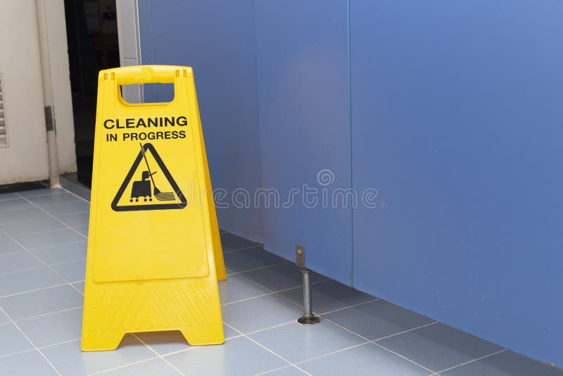 Cleaning Progress Caution Sign Stock Images - Download 78 Royalty Free ...