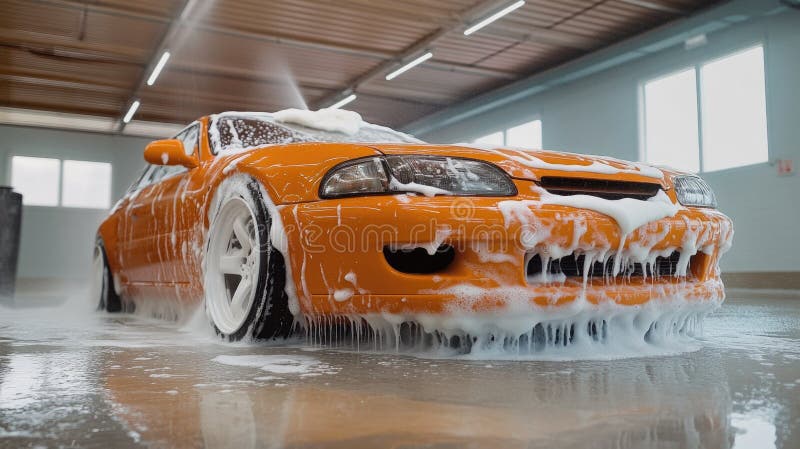 Cleaning a Race Car stock image. Image of race, extreme - 389471307