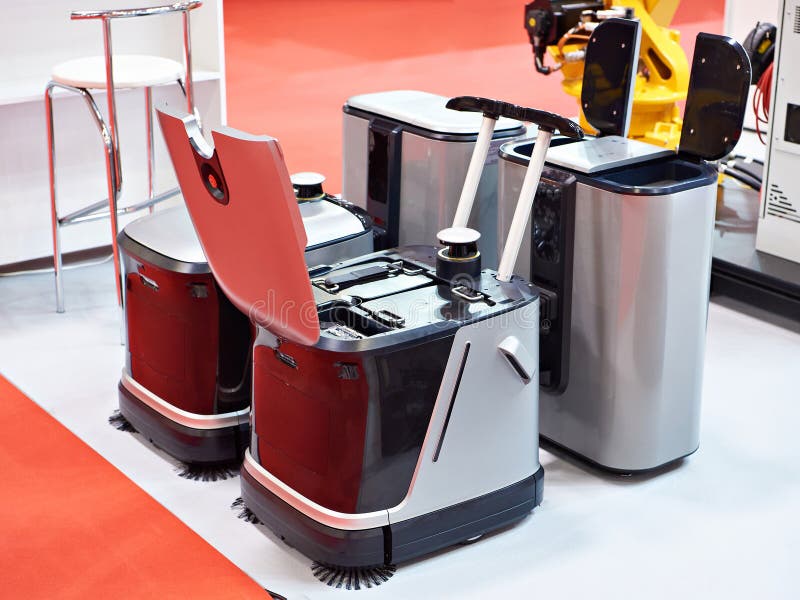 Cleaning robots stock photo. Image of robotic, clean - 386807040