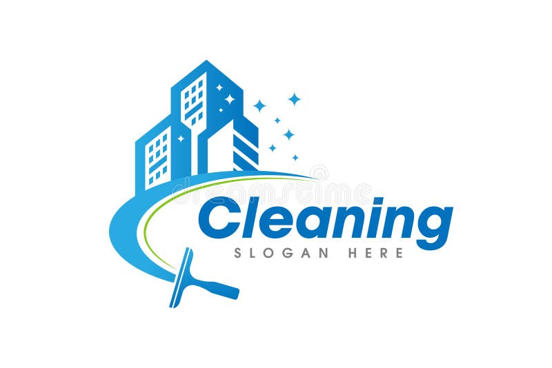 Cleaning Service Business Logo Symbol Icon Design Template Stock Vector ...