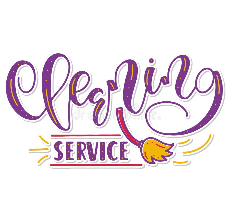 Lettering Housekeeping Stock Illustrations – 268 Lettering Housekeeping ...