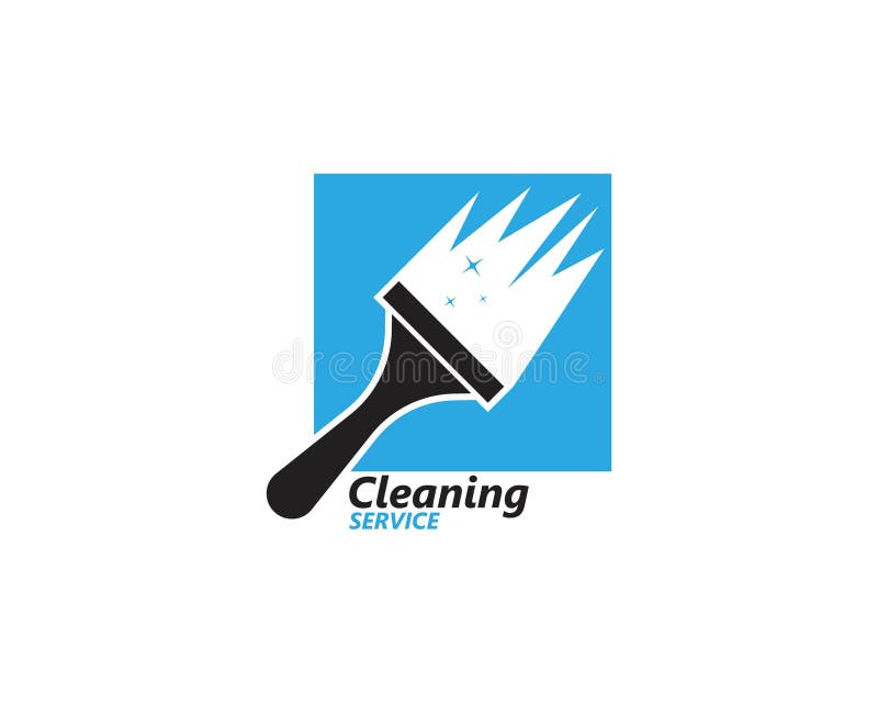 Cleaning Service Icon and Symbol Vector Illustration Stock Vector ...