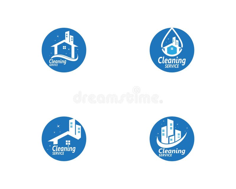 Cleaning Service Icon and Symbol Vector Illustration Stock Vector ...
