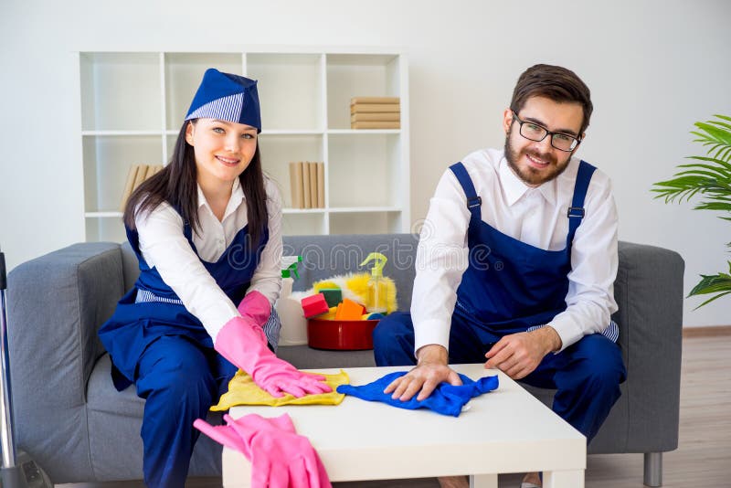 Cleaning service team stock photo. Image of housekeeper - 95152108