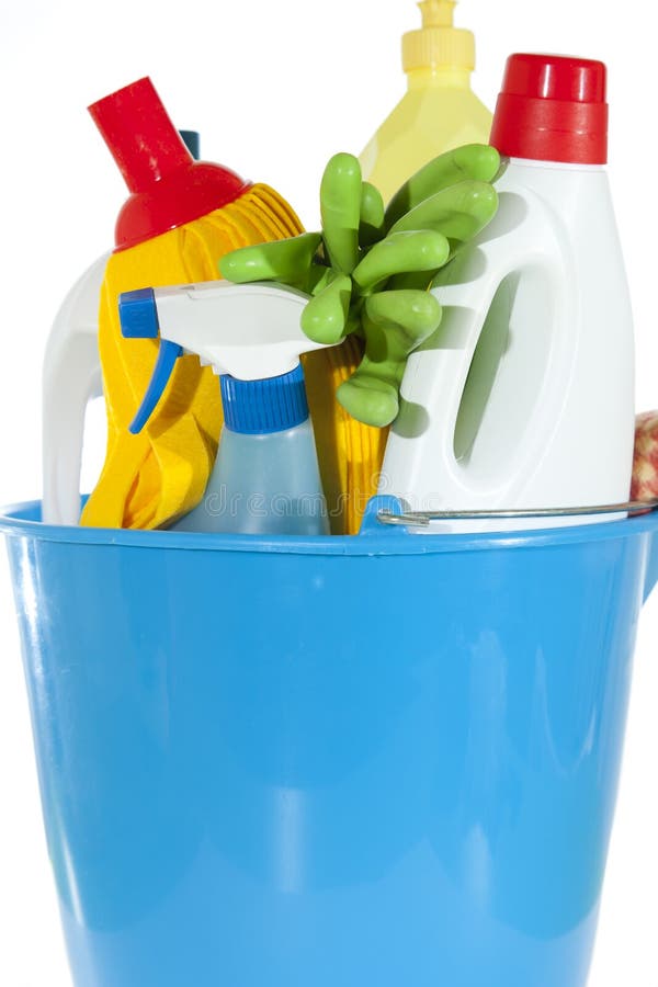 Cleaning set stock photo. Image of container, wool, garbage - 28772636