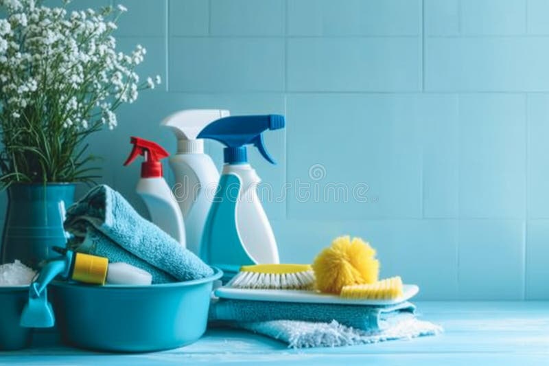 Cleaning Set for Different Surfaces in Kitchen, Bathroom and Other ...