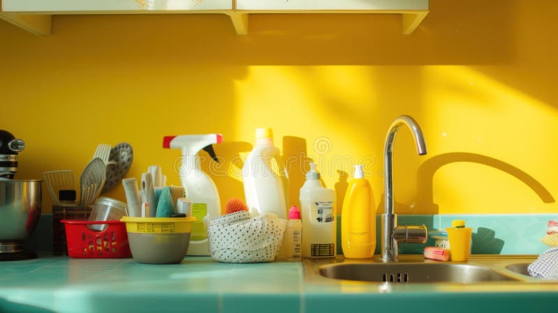 Cleaning Set for Different Surfaces in Kitchen, Bathroom and Other ...