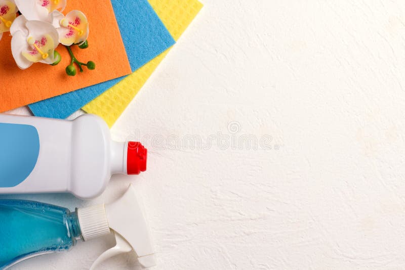 Cleaning Set. Spring Clean Up Stock Image - Image of chores, detergent ...