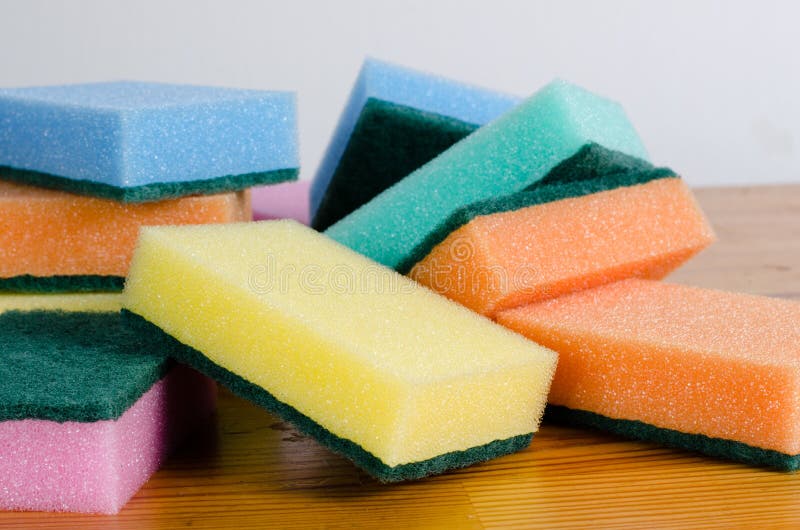 Cleaning sponges stock photo. Image of sponge, cleaning - 47200466