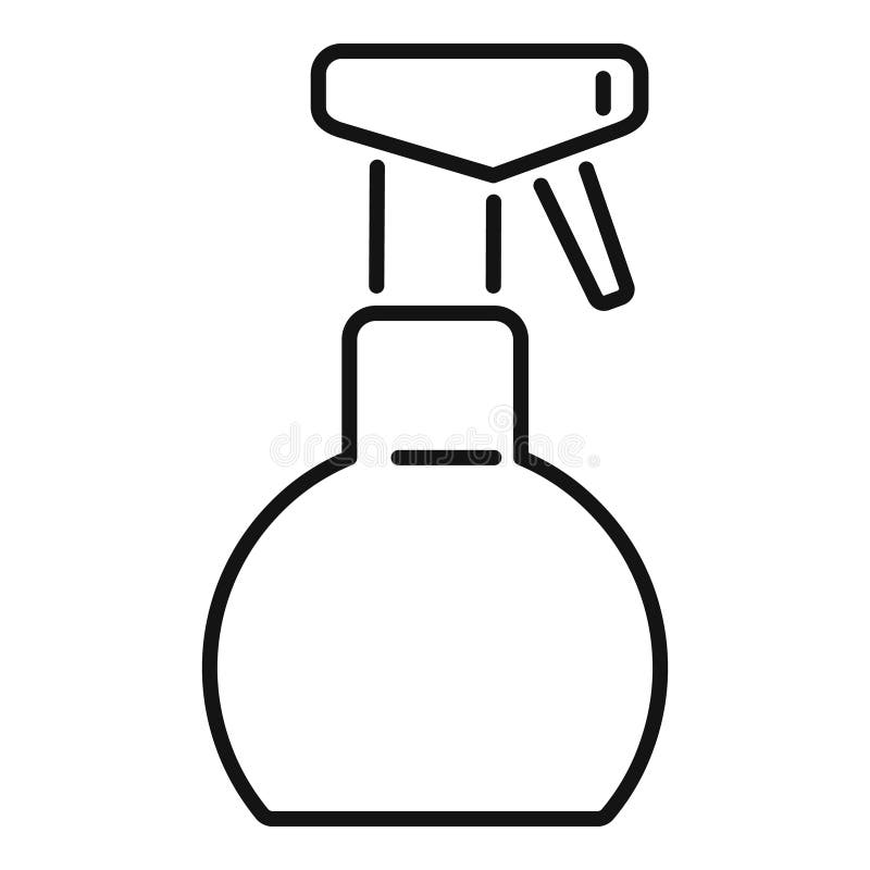 Cleaning Spray Bottle Icon Representing Housekeeping Services Stock ...