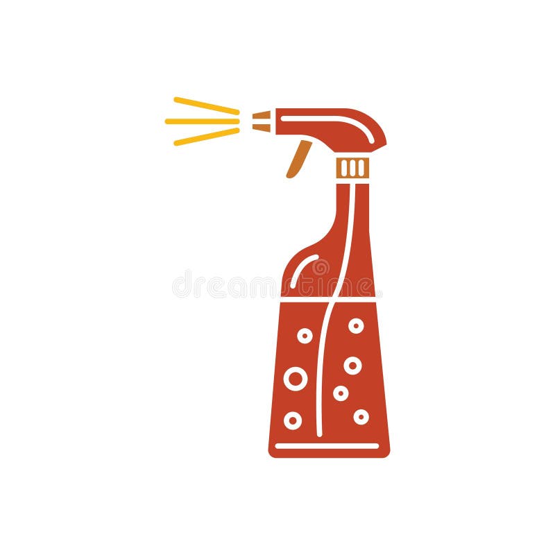 Cleaning Spray Bottle. Vector Illustration Decorative Design Stock ...