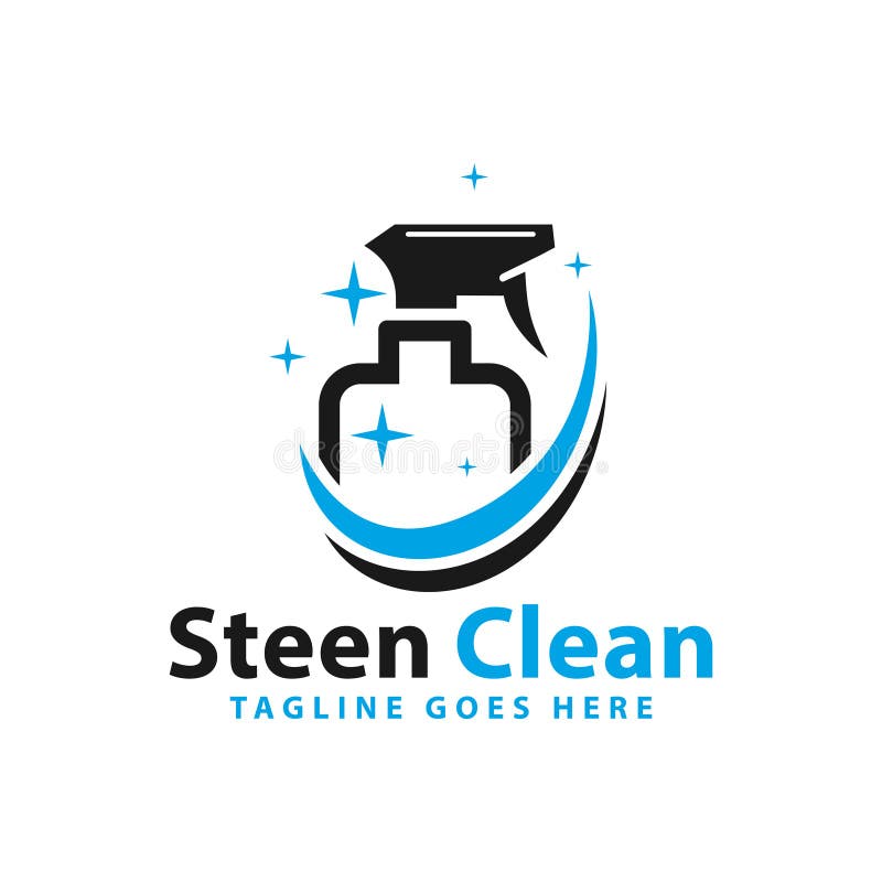 Cleaning spray tool logo stock vector. Illustration of equipment ...