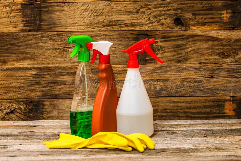 Cleaning Sprayer, Sanitizer Spray. Home Cleaning Concept Stock Photo ...
