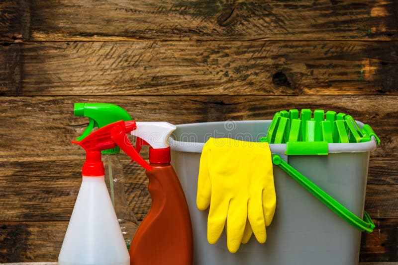 Cleaning Sprayer, Sanitizer Spray. Home Cleaning Concept Stock Image ...