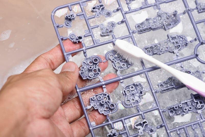Cleaning the sprue stock image. Image of cleaning, sprue - 109264781