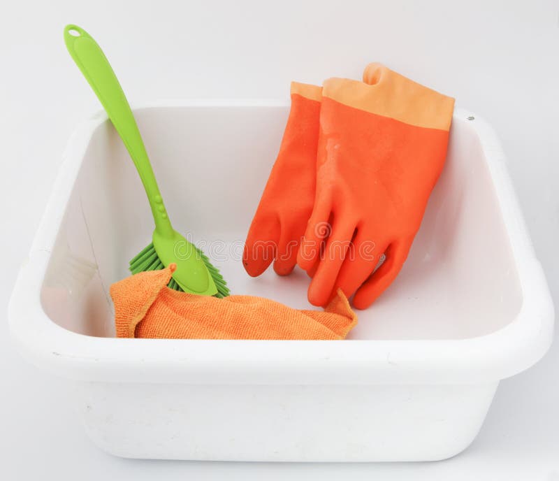 Cleaning supplies stock photo. Image of household, protective - 13582550