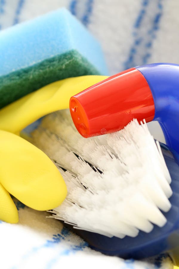 Cleaning supplies stock image. Image of neat, life, fresh - 5992469