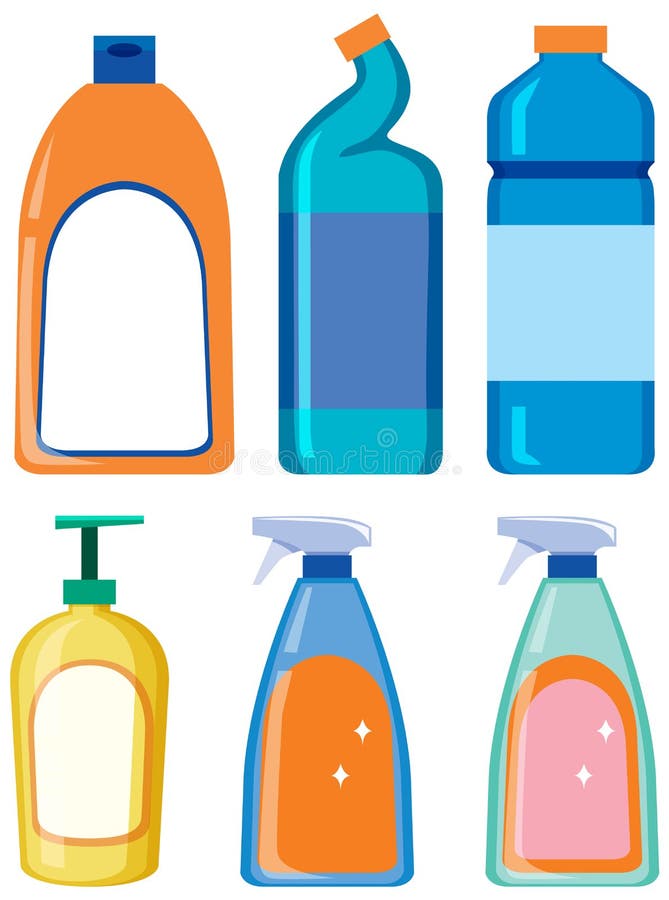 Cleaning Supplies Clipart Stock Illustrations – 239 Cleaning Supplies ...