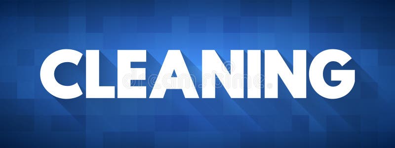 House Cleaning Word Cloud Collage, Concept Background Stock ...