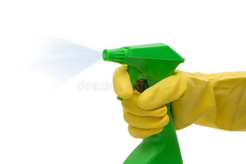 Cleaning Time stock image. Image of spray, plastic, green - 19213037
