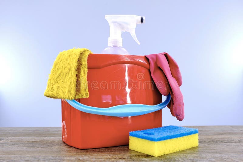 Cleaning Time stock photo. Image of glove, equipment - 75176262