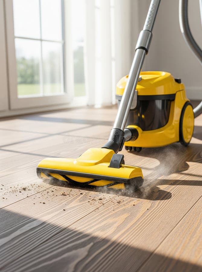 Vacuum Cleaning Dusty Textured Floor Stock Illustration - Illustration ...