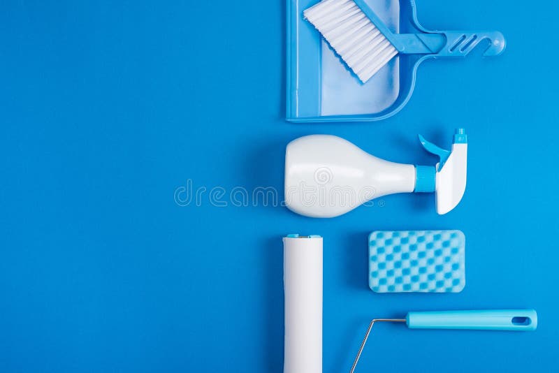 Cleaning tools background stock photo. Image of housecleaning - 75606062