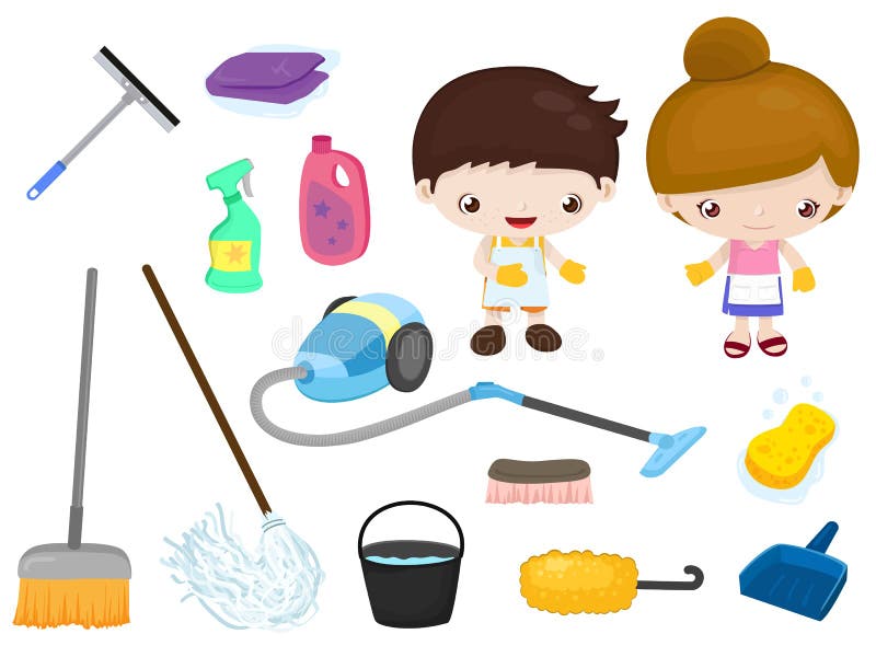Cleaning School Stock Illustrations – 2,013 Cleaning School Stock ...