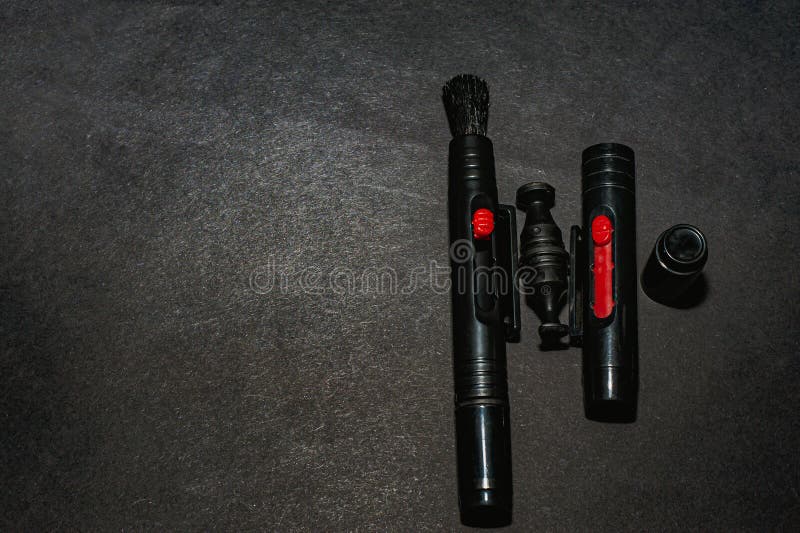 Cleaning Tools Cleaning Set To Keep Camera Lenses Clean Stock Image ...
