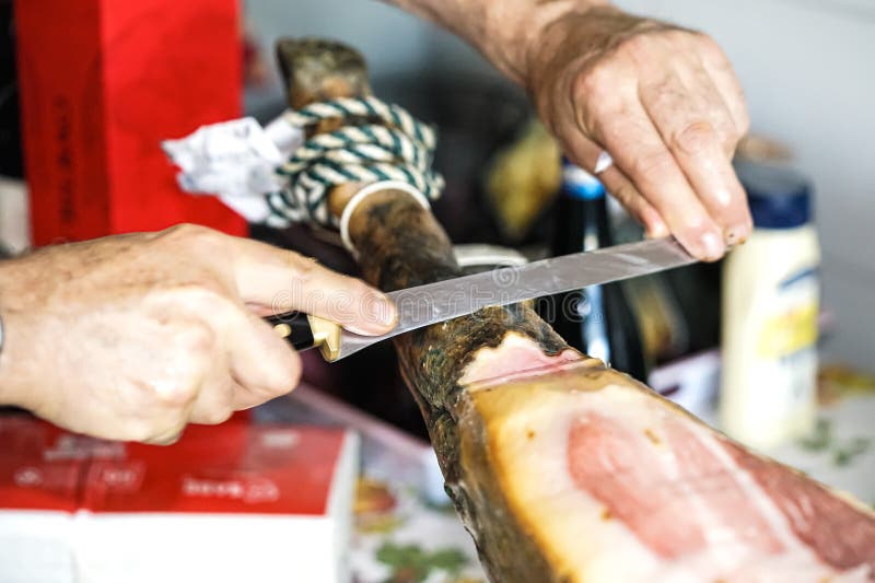 Cleaning Up so I Can Keep Cutting Stock Image - Image of food ...