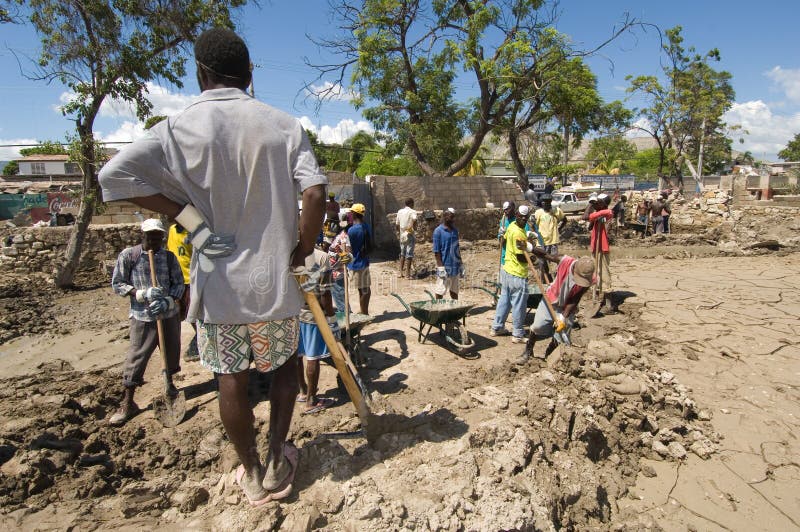 Cleaning Up Mud editorial photo. Image of water, cyclone - 7525866