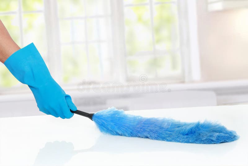 Cleaning using Soft duster stock photo. Image of motley - 42067964