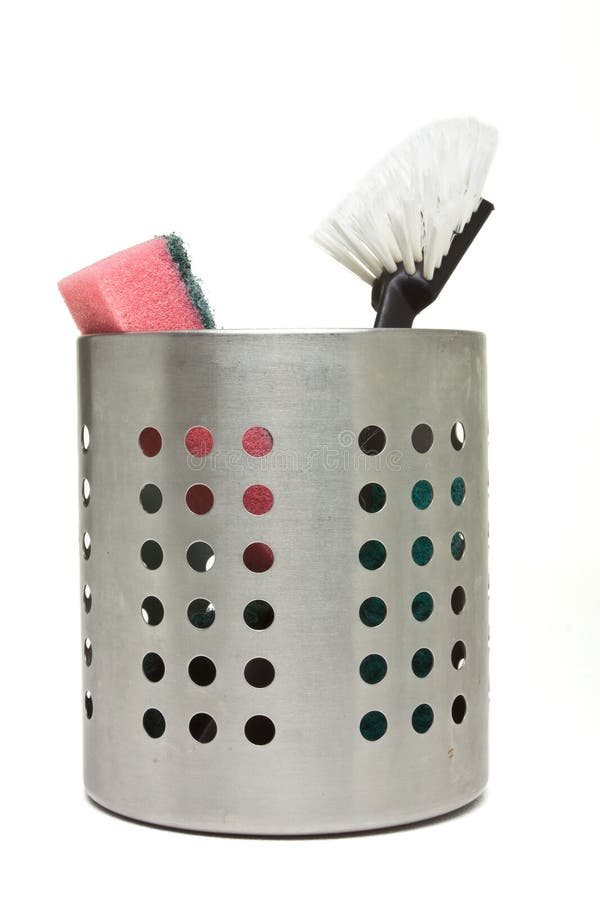 Cleaning Utensils stock photo. Image of scourer, objects - 16368994