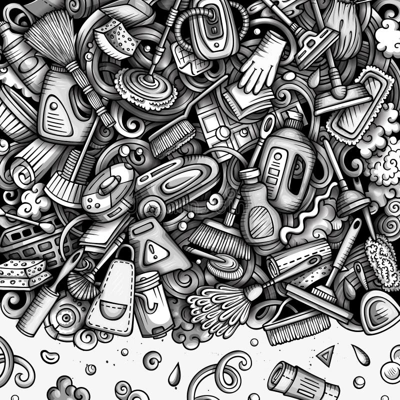 Cleaning Doodles Stock Illustrations – 219 Cleaning Doodles Stock ...