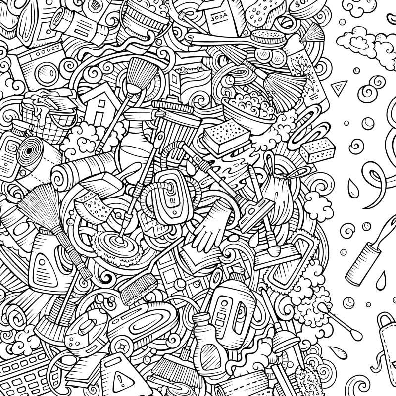 Cleaning Doodles Stock Illustrations – 237 Cleaning Doodles Stock ...
