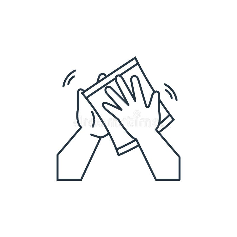 Cleaning Vector Icon. Cleaning Editable Stroke. Cleaning Linear Symbol ...