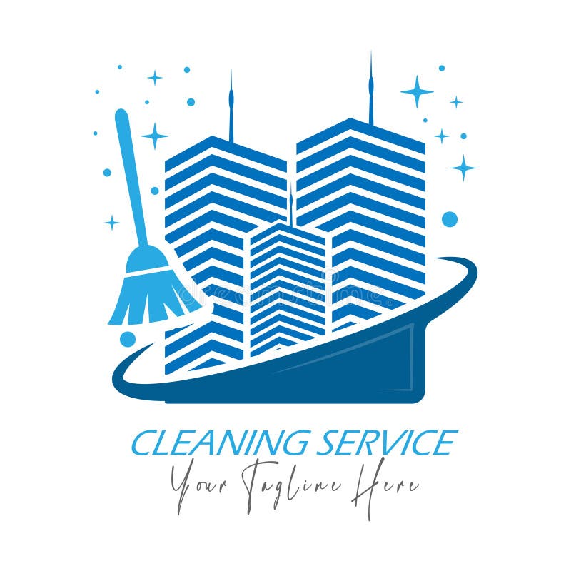 Cleaning. Vector Template of a Logo, Sticker or Brand Stock Vector ...
