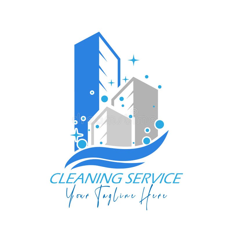 Cleaning. Vector Template of a Logo, Sticker or Brand Stock Vector ...