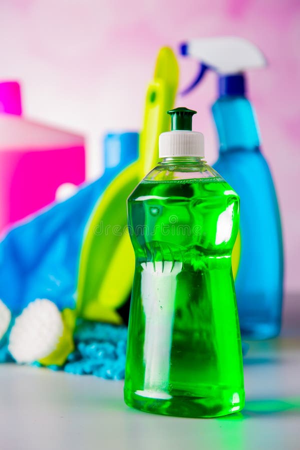 Cleaning, Washing, Vivid Colors Stock Image - Image of cleaner, product ...