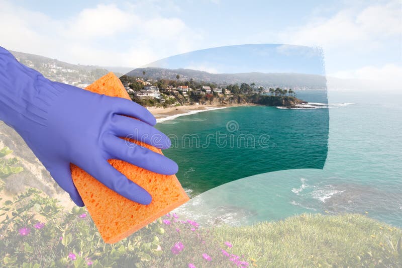 Cleaning Sponge and Bucket of Soapy Water Stock Photo - Image of wash ...