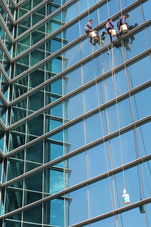 Window cleaning stock photo. Image of industry, cucoloris - 42429496
