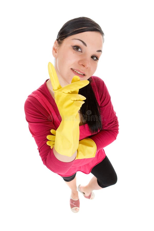 Cleaning woman stock photo. Image of people, adult, maid - 8339582