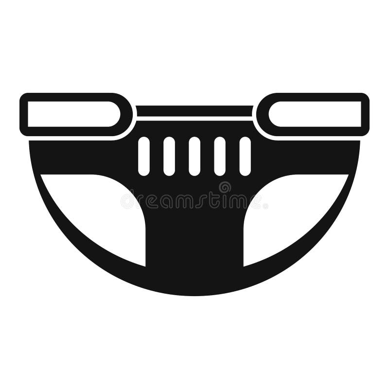 Cleanliness Diaper Icon, Simple Style Stock Vector - Illustration of ...